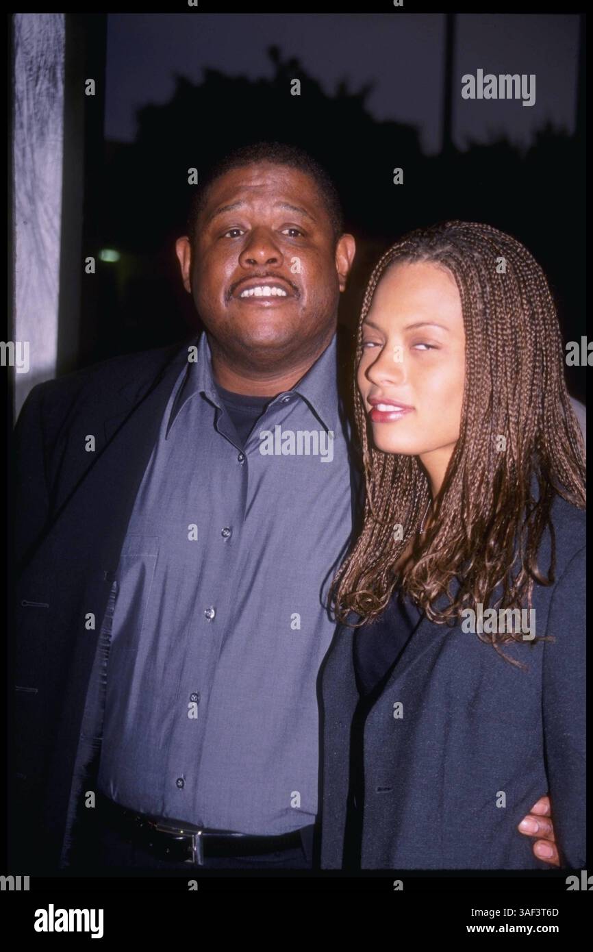 June 1, 1999; Hollywood, CA, USA; Actor FOREST WHITAKER and wife attend ...
