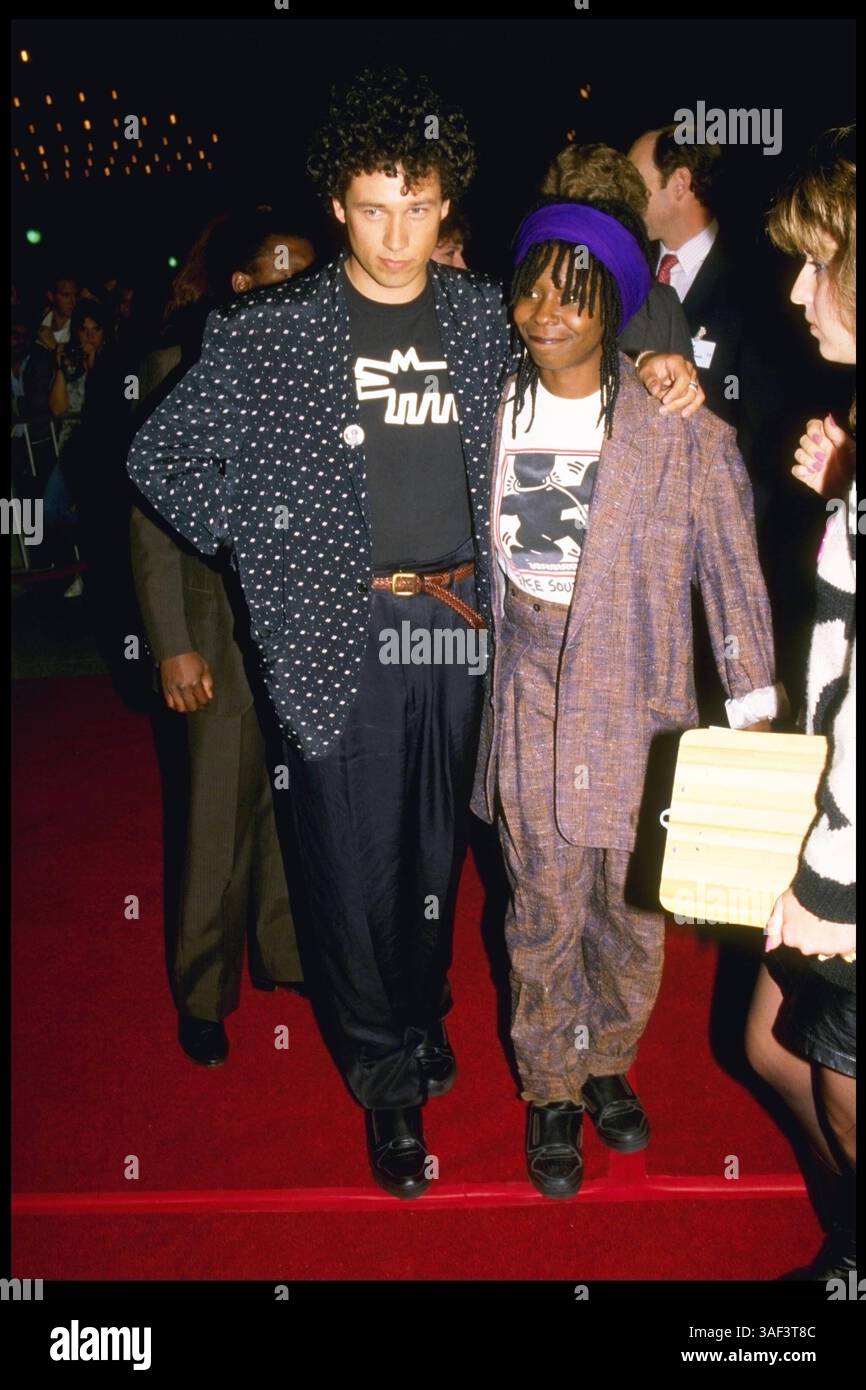 1986; Hollywood, CA, USA; Actress WHOOPI GOLDBERG and husband DAVID ...