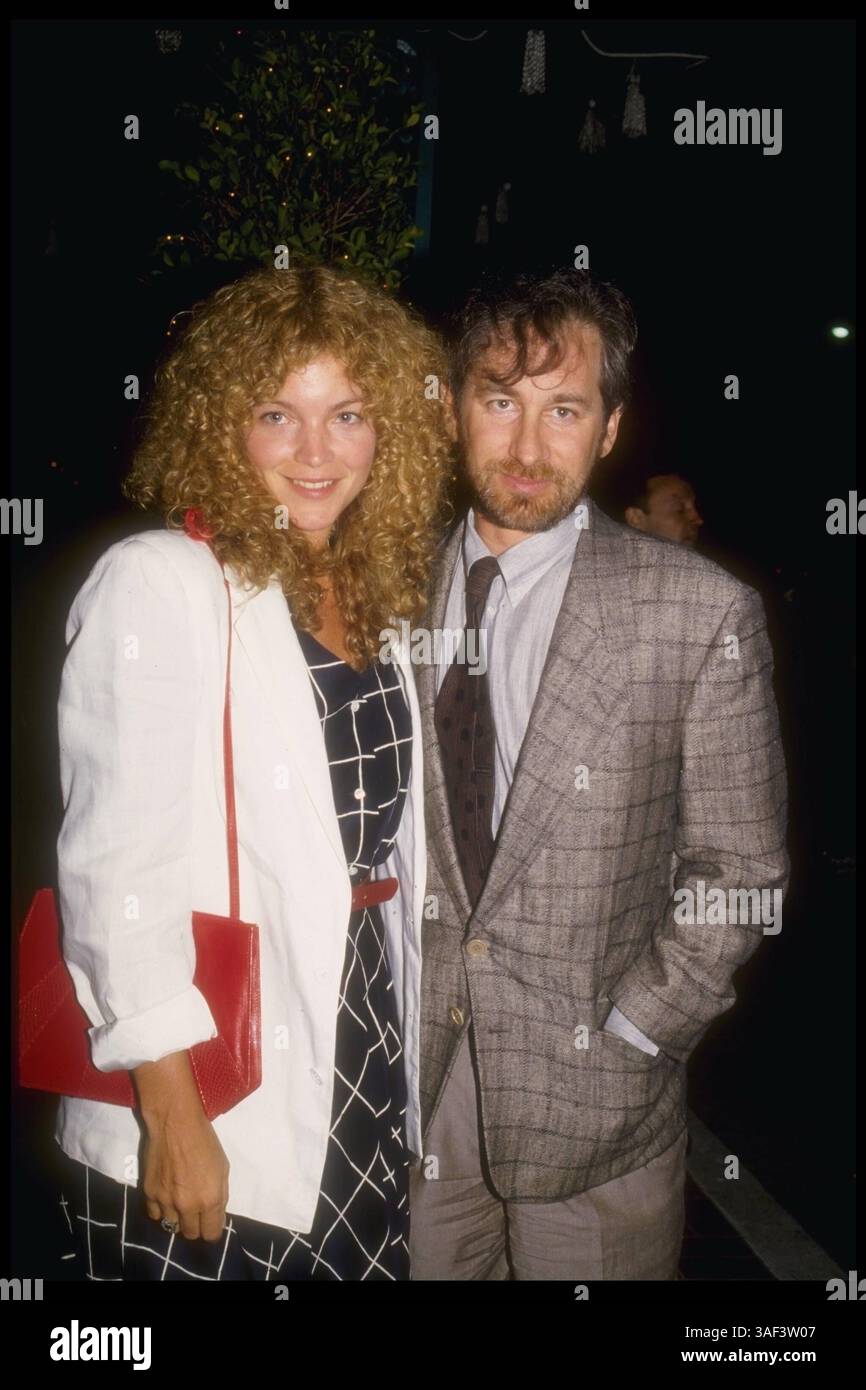 January 1986; Director STEVEN SPIELBERG and wife AMY IRVING. (Michelson ...
