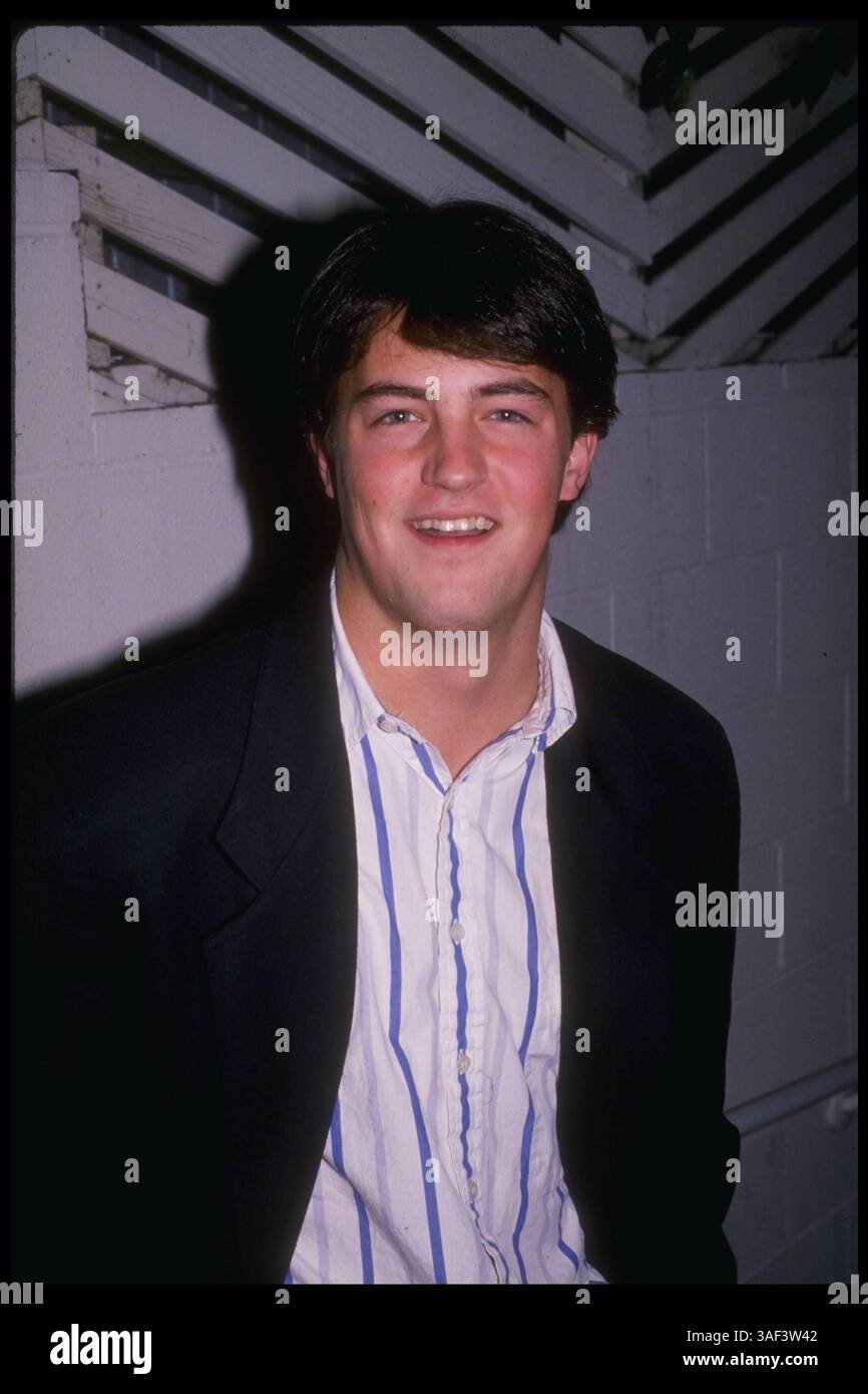 1988; Hollywood, CA,USA; A young and chunky MATTHEW PERRY is shown in a ...