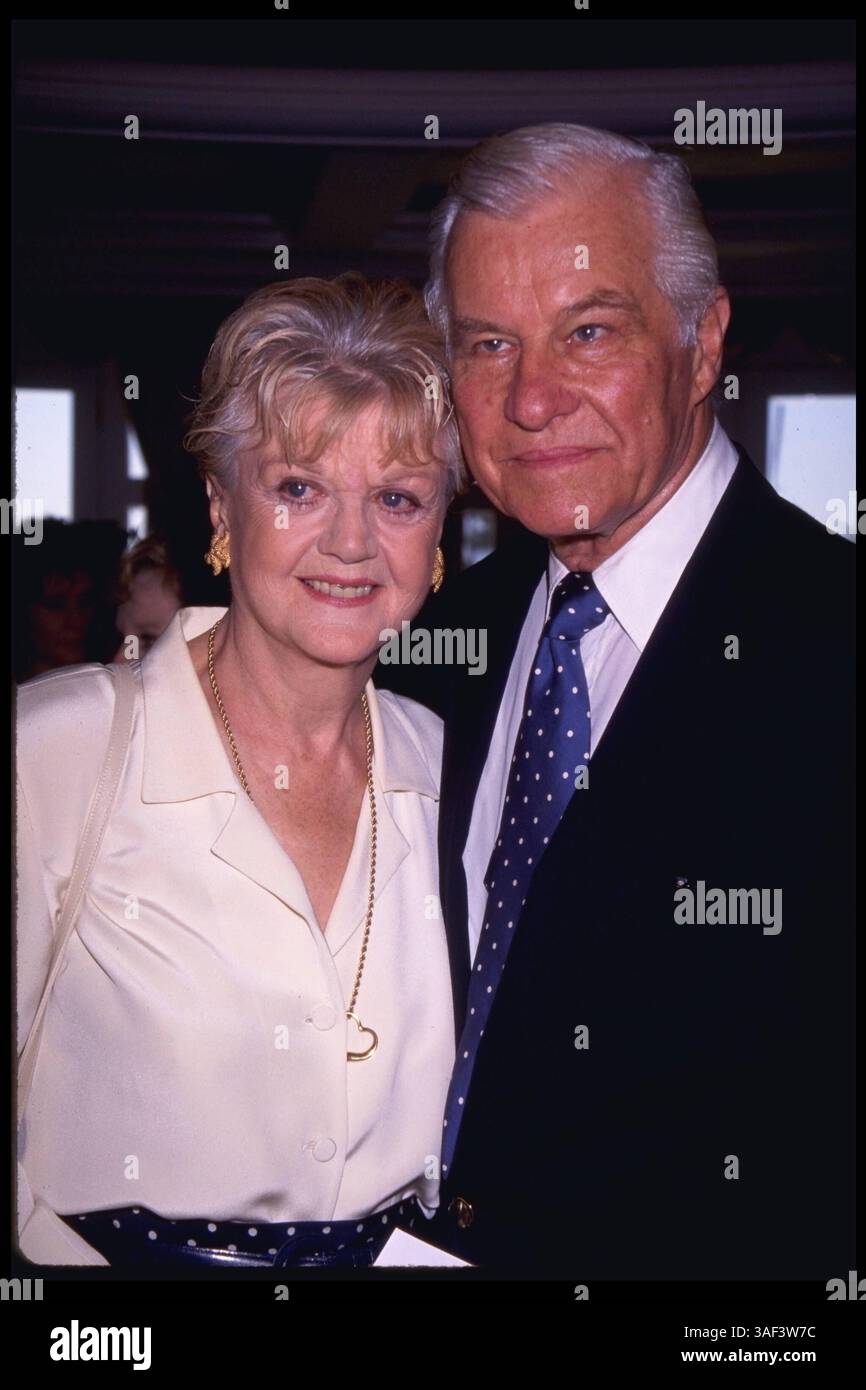 September 7, 1996; Hollywood, CA, USA; Actress ANGELA LANSBURY and husband, PETER SHAW attend ...