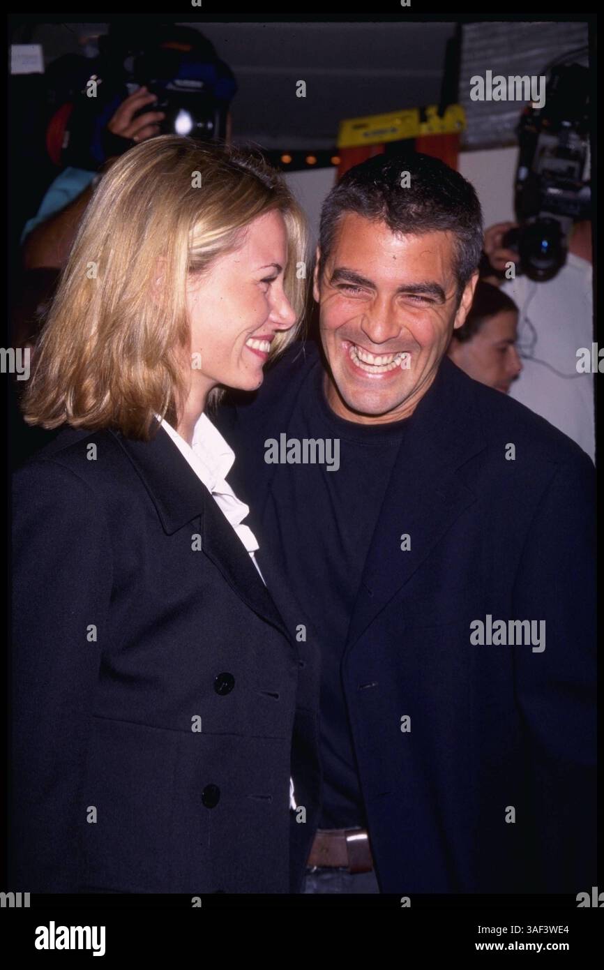 October 11, 1996; Hollywood, CA, USA; GEORGE CLOONEY and CELINE ...