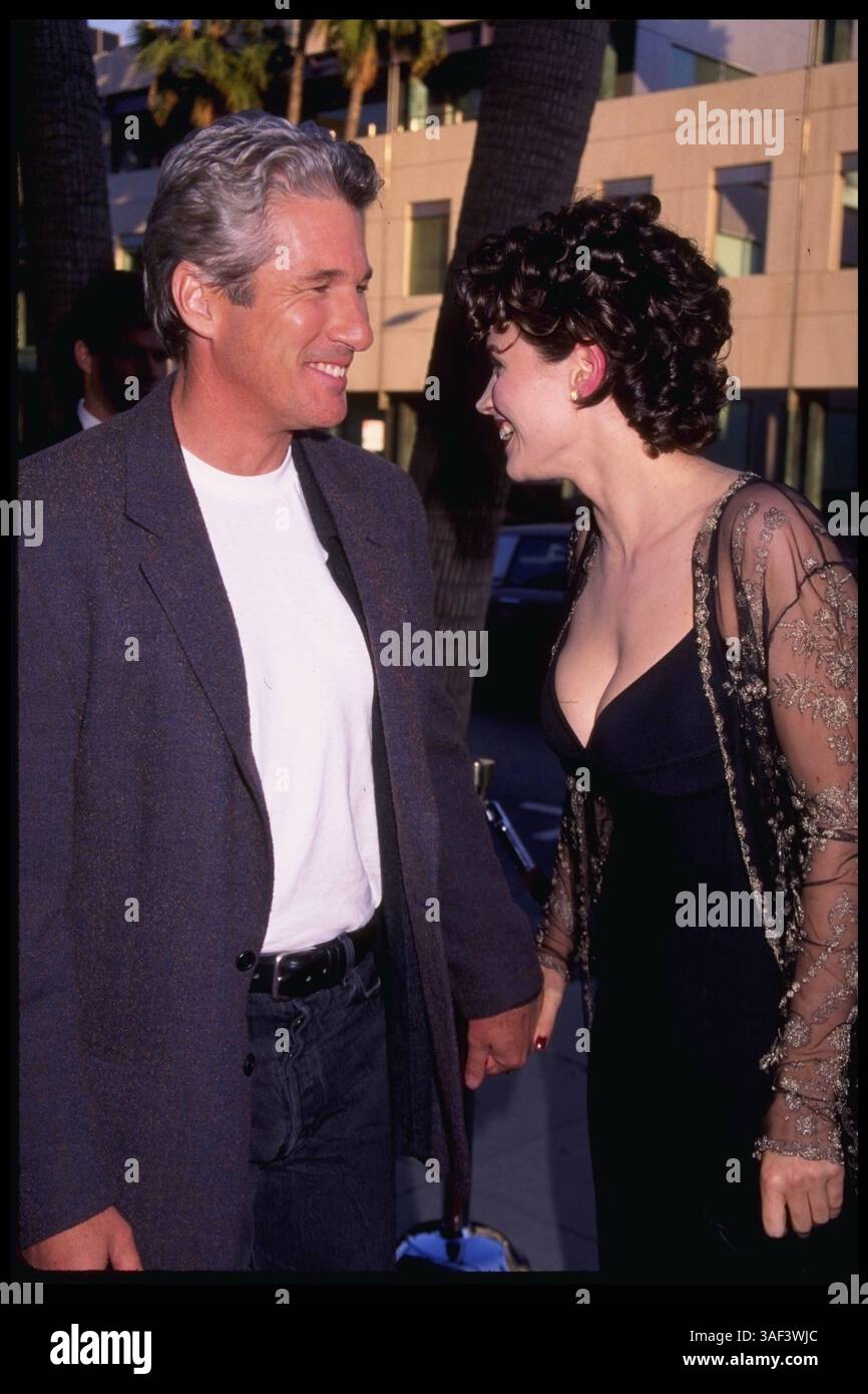 June 19, 1995; Hollywood, CA, USA; RICHARD GERE and JULIA ORMOND attend ...