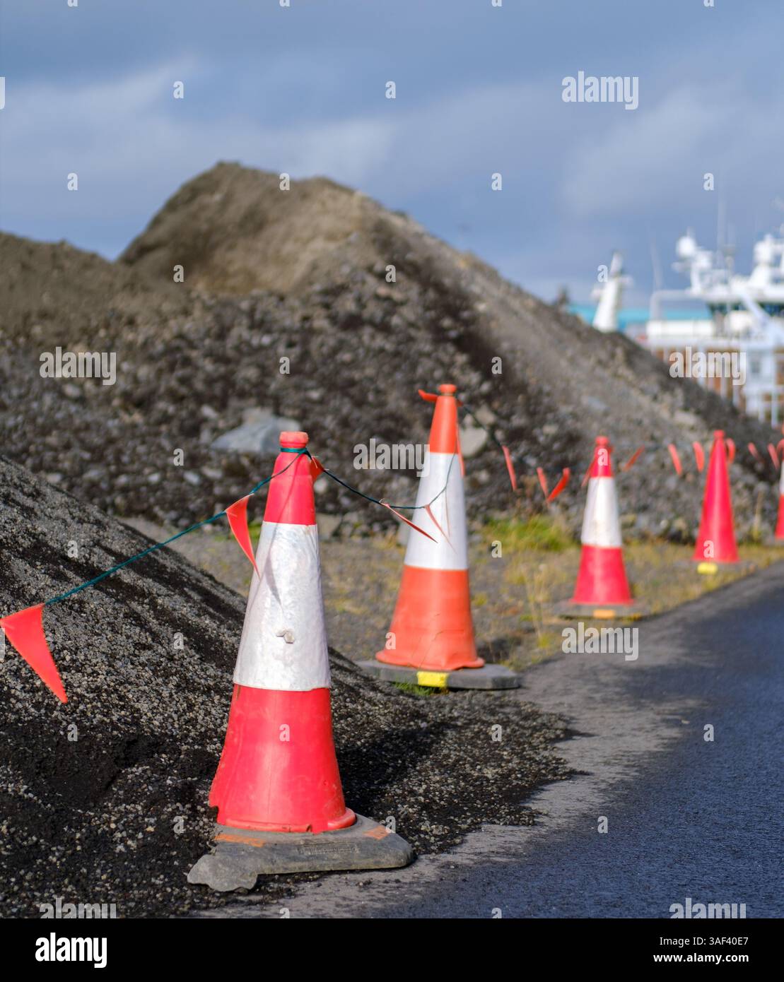 Obstacles on road hi-res stock photography and images - Alamy