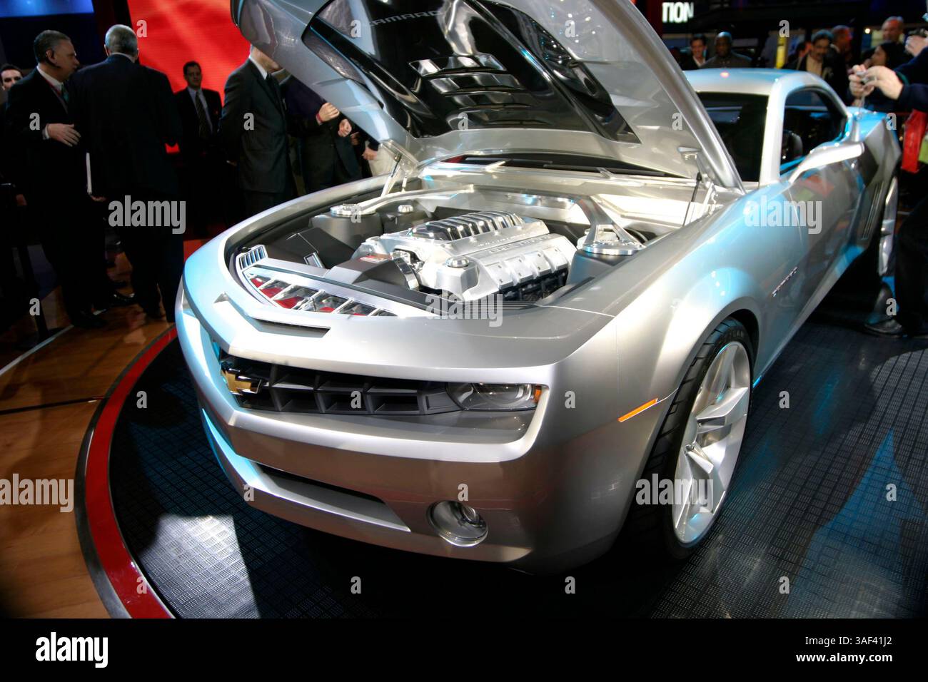 Jan 10, 2006; Detroit, MI, USA; New car designs on display at the North ...