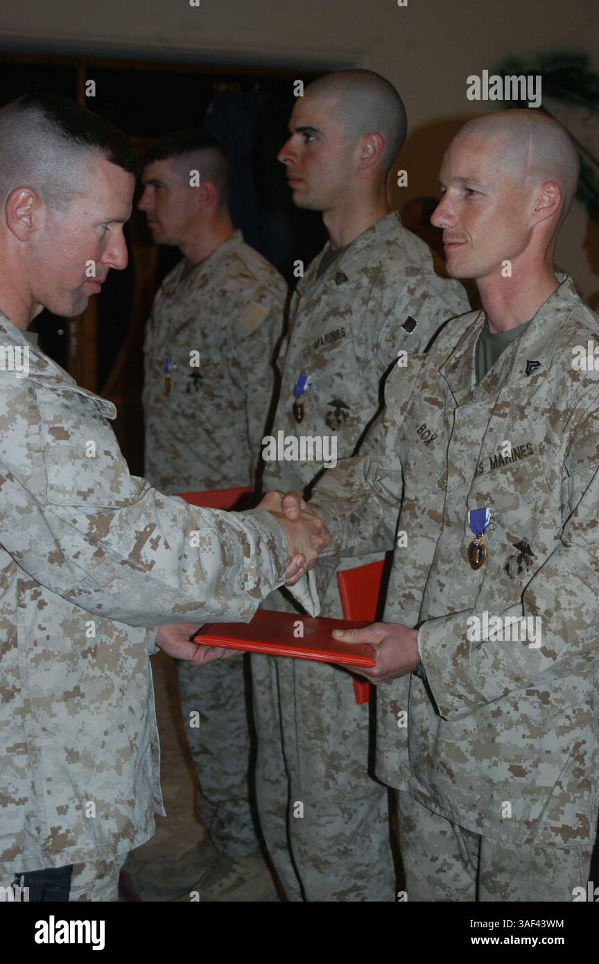 Apr 05, 2005; Camp Hurricane Point, Iraq; Corporal TRAVIS E. BOX ...