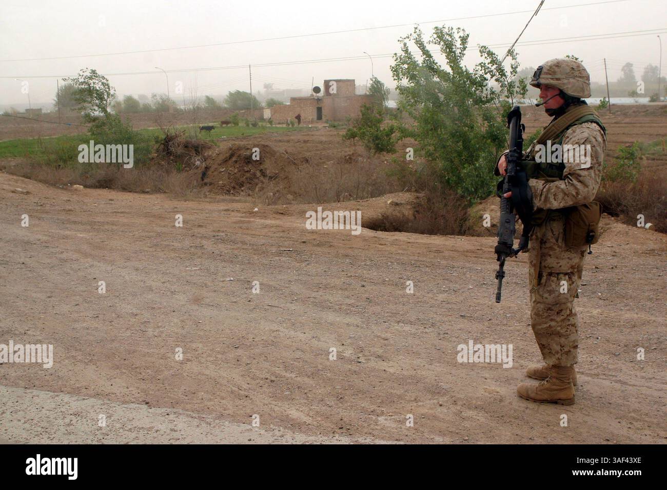 Apr 03, 2005; Ar Ramadi, Iraq; Lance Corporal ISAIAH SCHAEFFER, a 20 ...