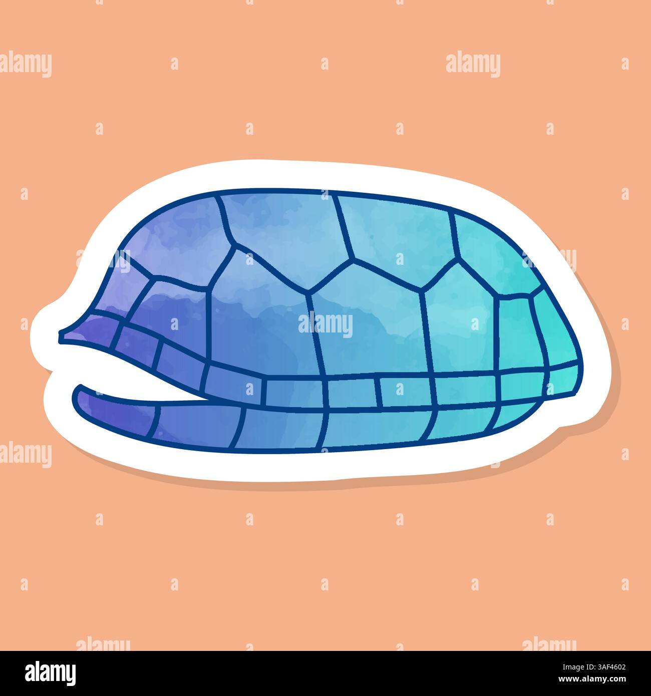 Tortoise shell color sticker Stock Vector Image & Art - Alamy