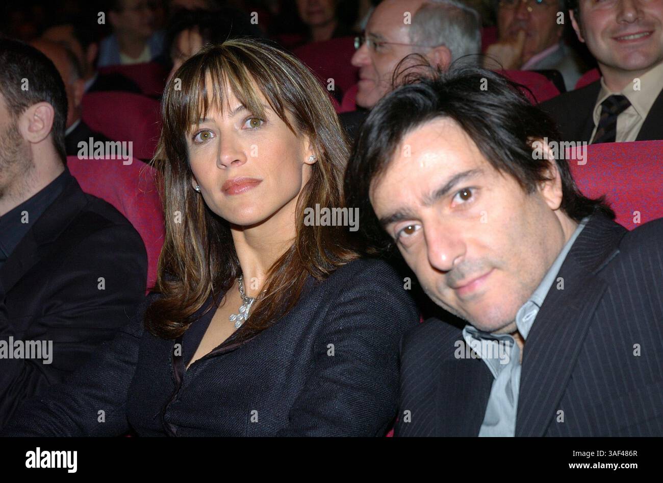 Apr 21, 2005; Cannes, FRANCE; French actors SOPHIE MARCEAU and YVAN ...