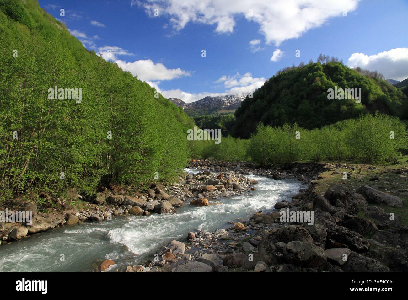 Aragvi river valley caucasus hi-res stock photography and images - Alamy
