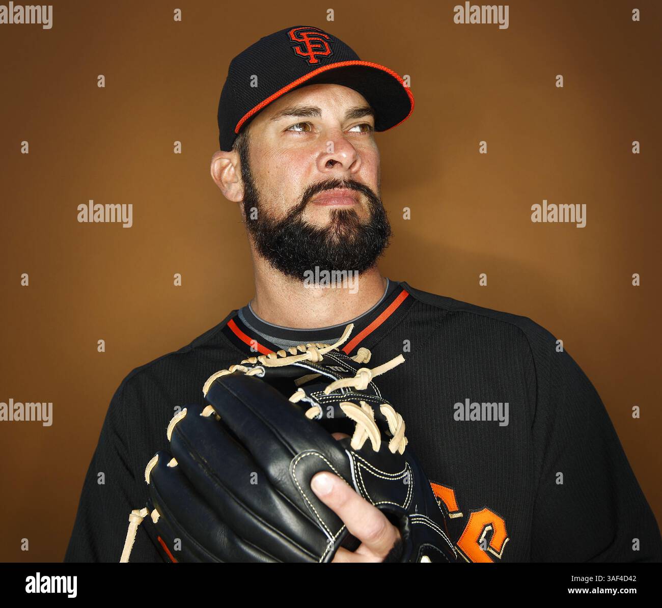 Feb. 27, 2015 - Peoria, Arizona, U.S. - San Francisco Giants pitcher ...