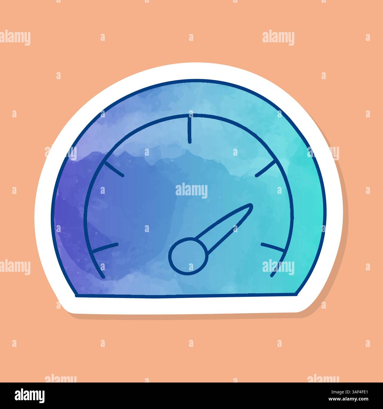 Dashboard color sticker Stock Vector Image & Art - Alamy
