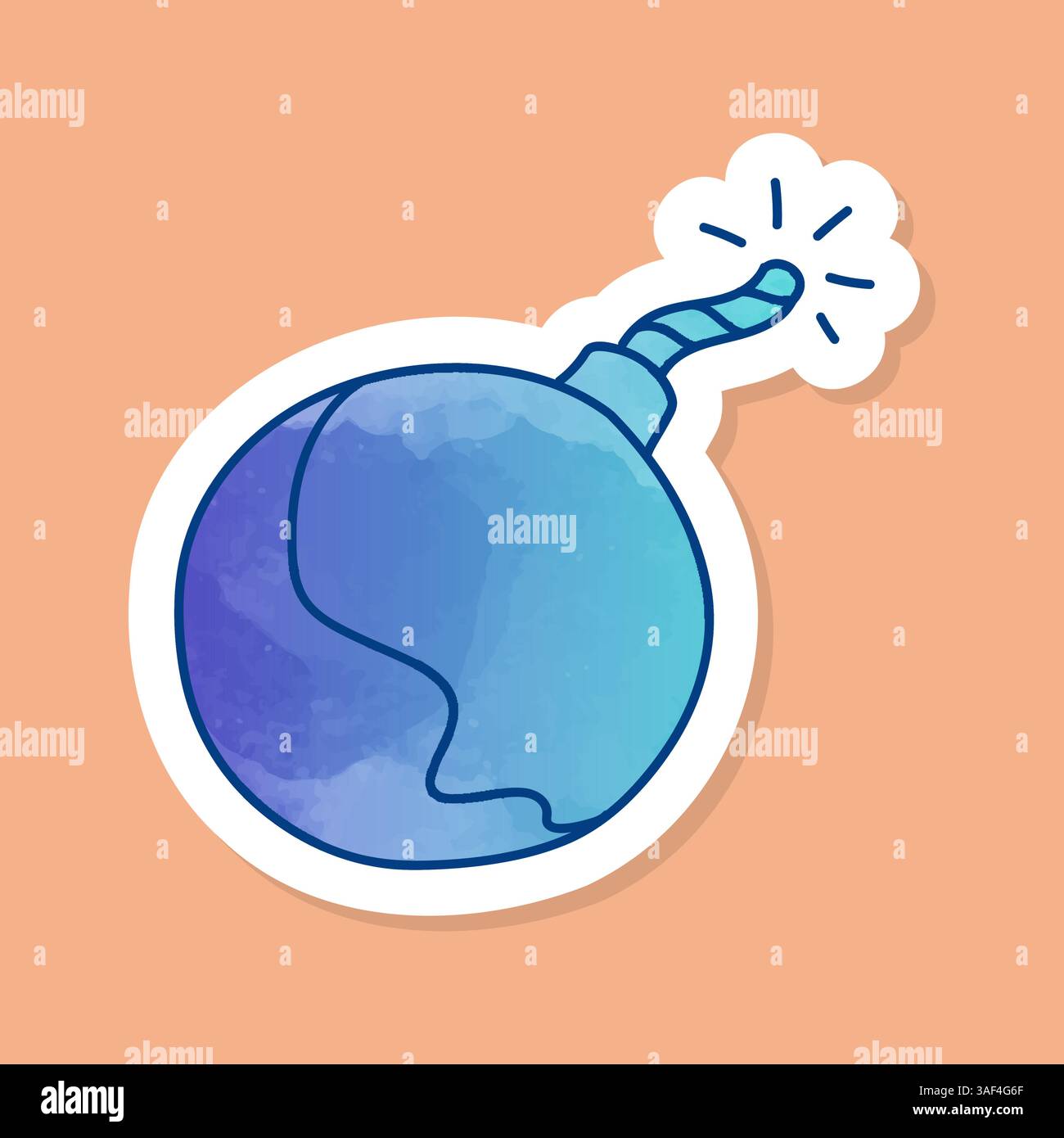 Sticky threat Stock Vector Images - Alamy