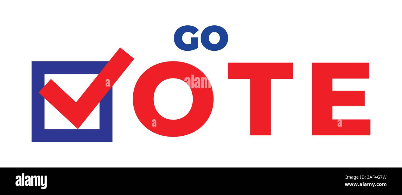 Vote word with checkmark symbol inside Stock Vector Image & Art - Alamy