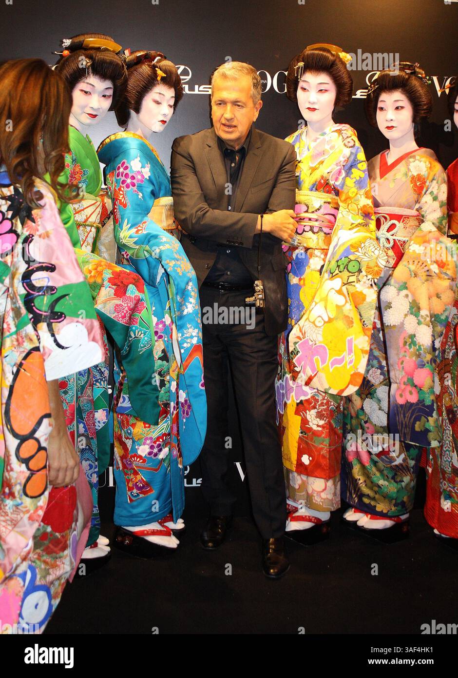 Mario Testino at the Vogue Japan 15th Anniversary Party in Tokyo, Japan ...