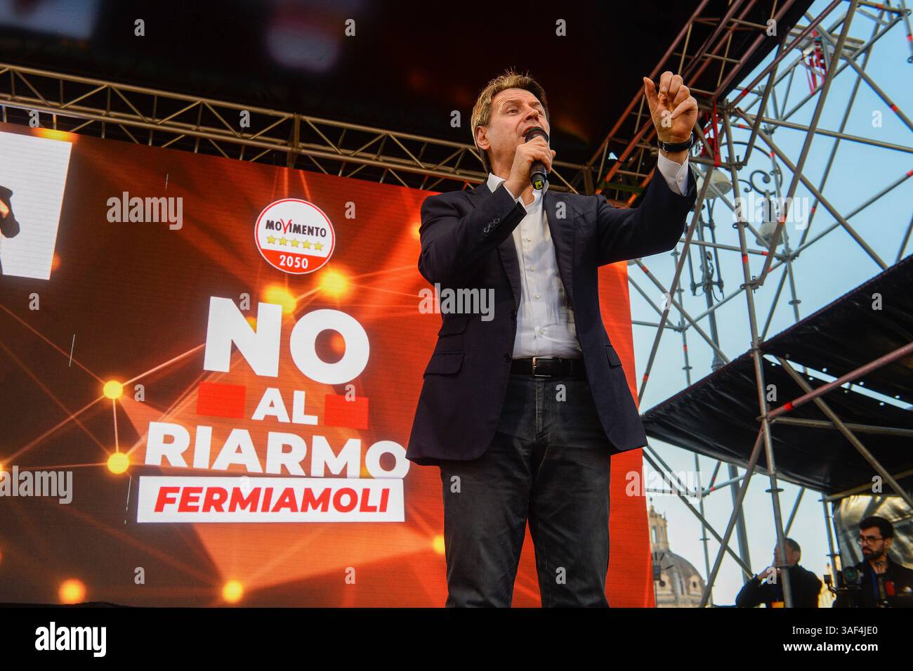 Italy, Rome, 5 April, 2025 : Giuseppe Conte, former italian prime ...
