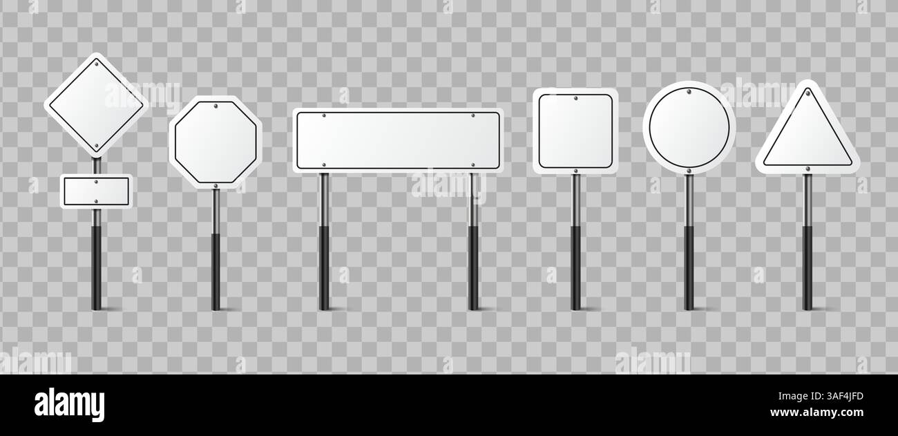 Street sign blank Stock Vector Images - Alamy