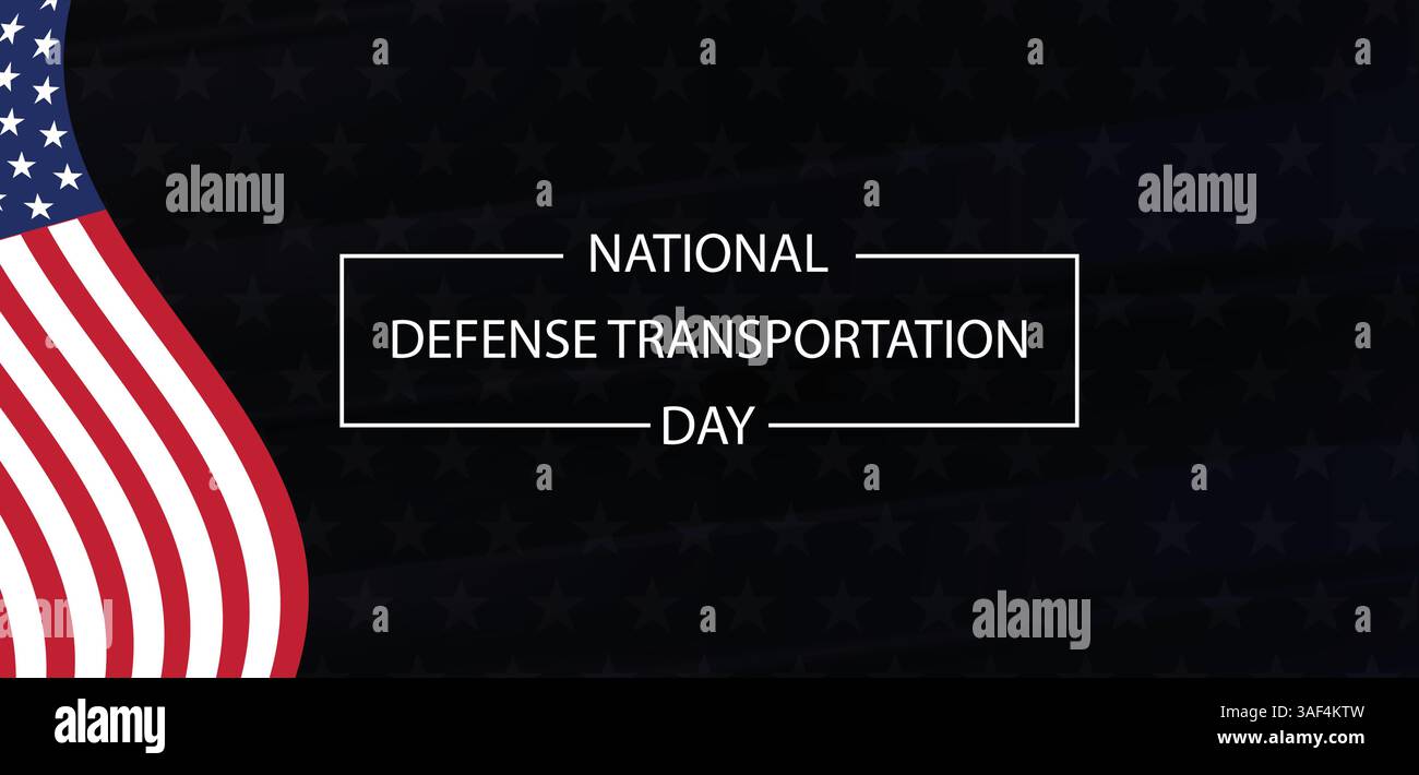 The Vital Role of National Defense Transportation Day Stock Vector ...