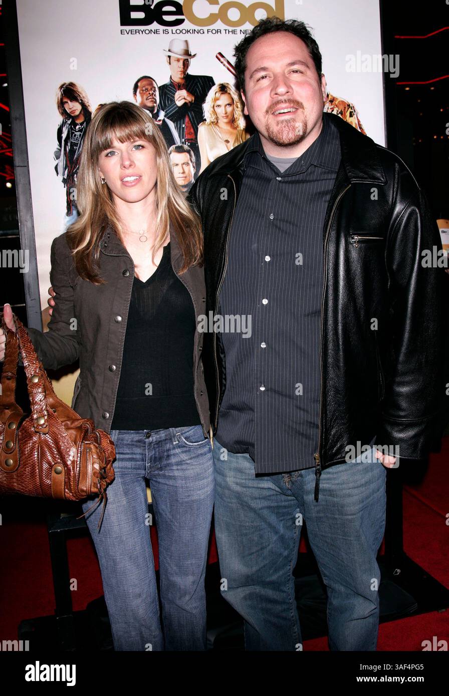 Feb 14, 2005; Hollywood, California, USA; Actor JON FAVREAU & Wife JOYA ...