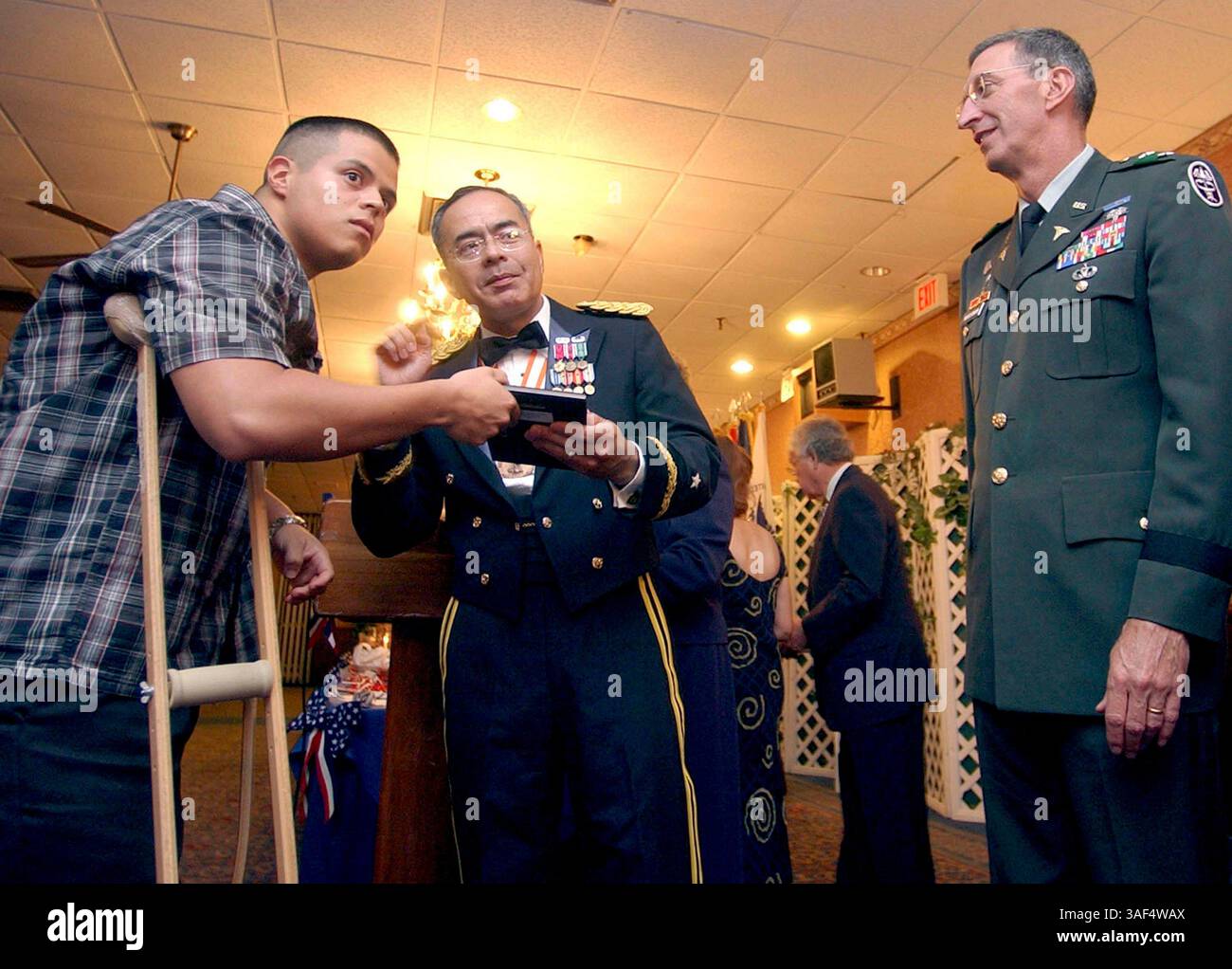 May 25, 2005; San Antonio, TX, USA; BACILIO SANTELLAN, left, a U.S ...
