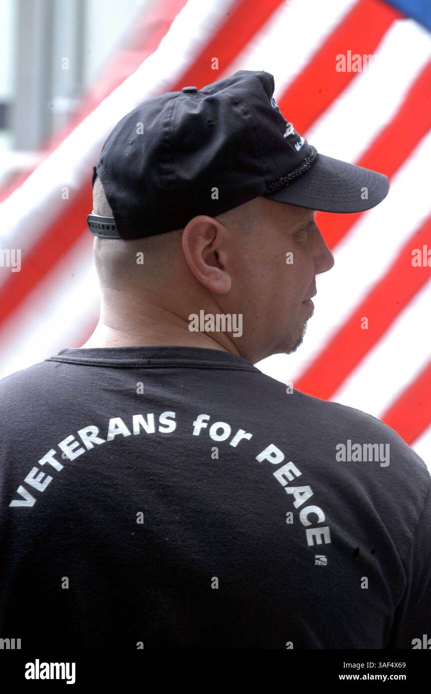 May 29, 2005; Manhattan, New York, USA; Gulf War Veteran ARIS COLONNA ...