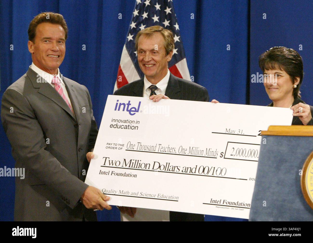 May 31, 2005; Irvine, CA, USA; California Governor ARNOLD ...