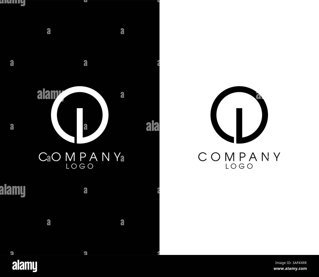 Letter OI, IO initial logotype company name design. vector logo for ...