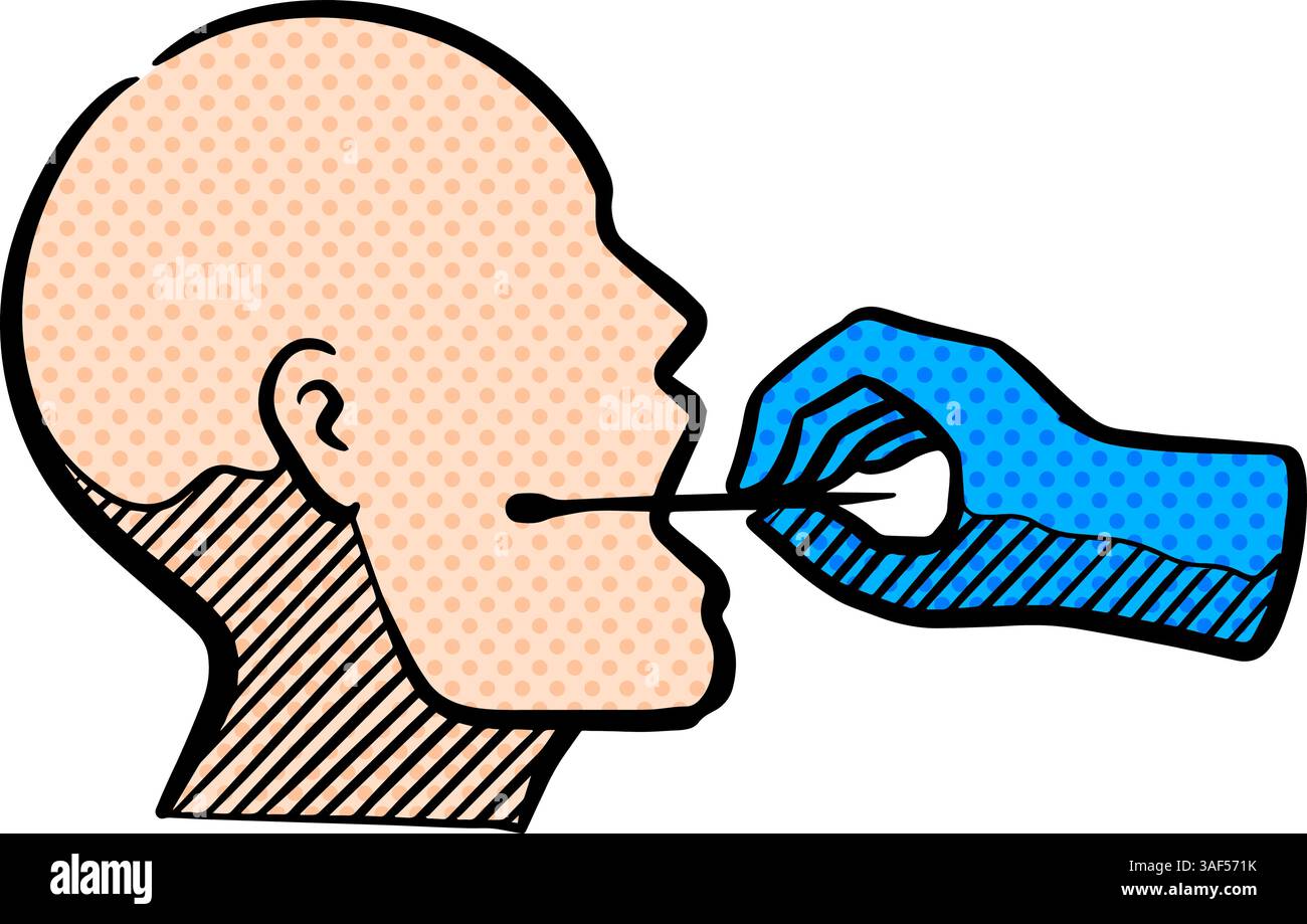 Tissue paper hand drawn halftone color vector illustration Stock Vector ...