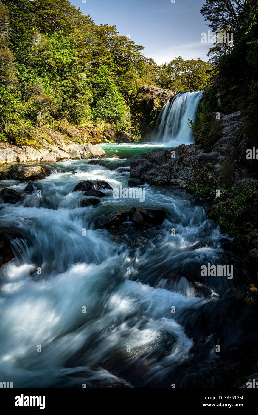 Waterfalls and Rugged Rivers of Tongariro National Park Stock Photo - Alamy