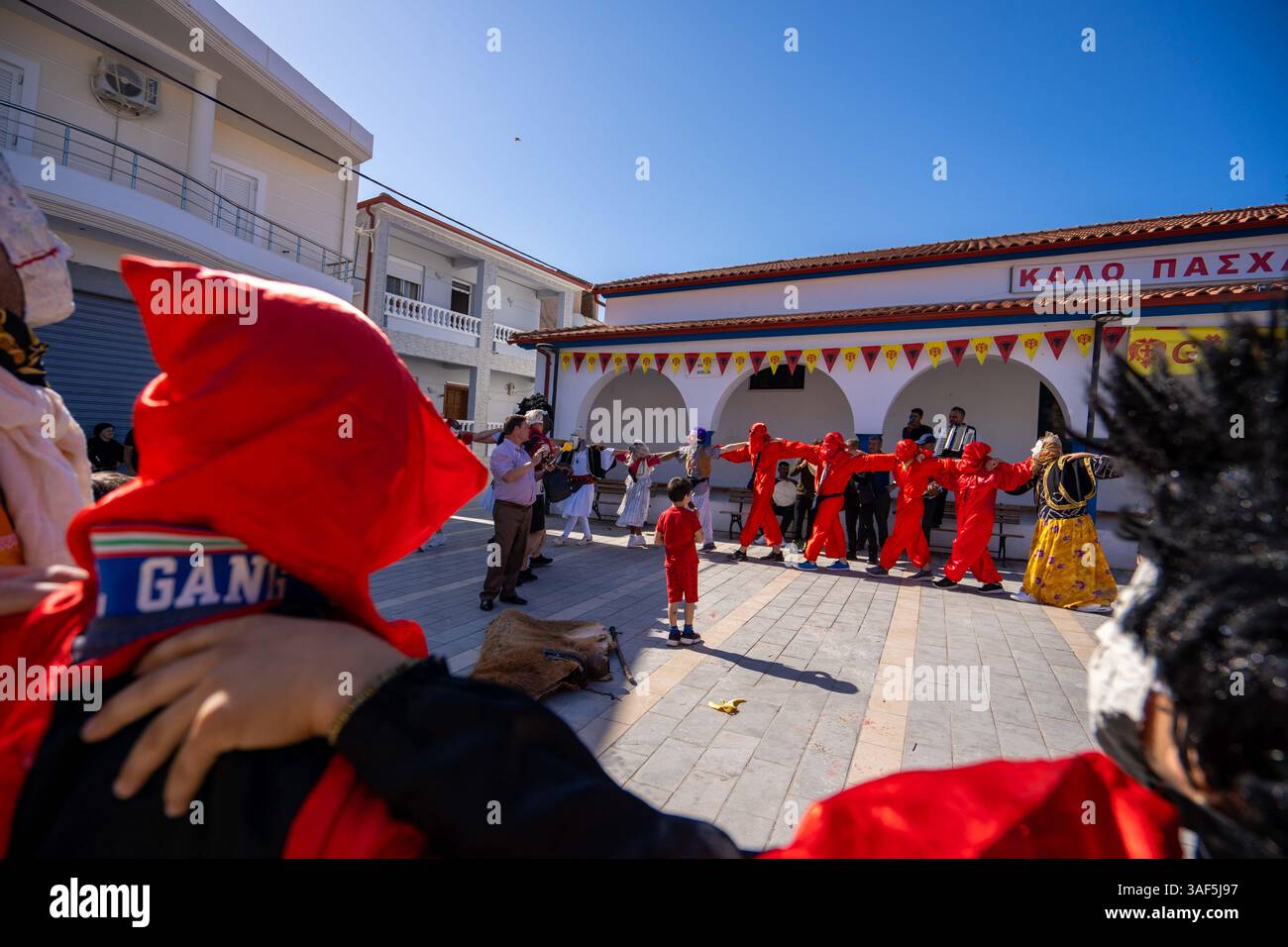 Vlora, Albania - May 5, 2024: Easter festival in the folklore village ...