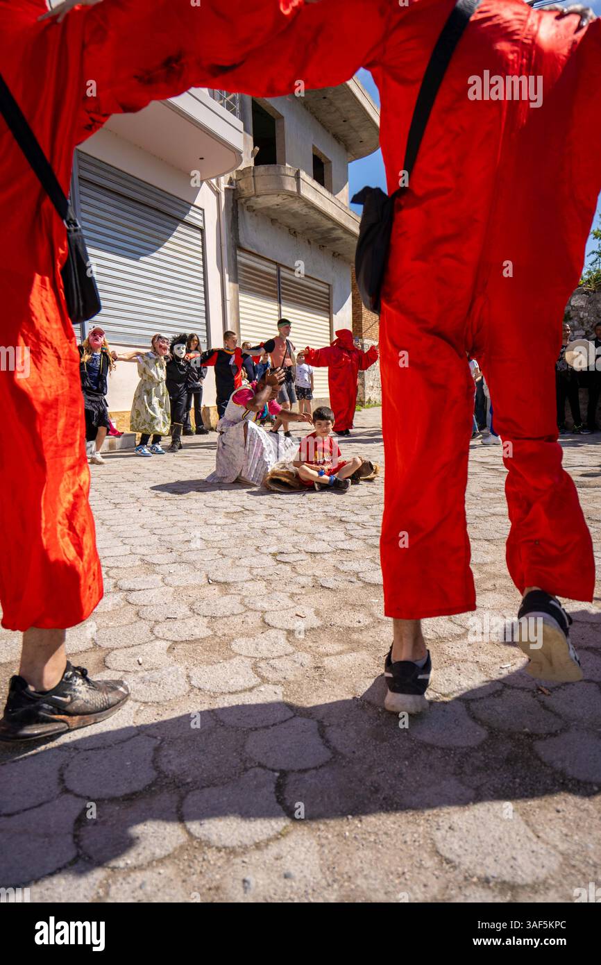 Vlora, Albania - May 5, 2024: Easter festival in the folklore village ...
