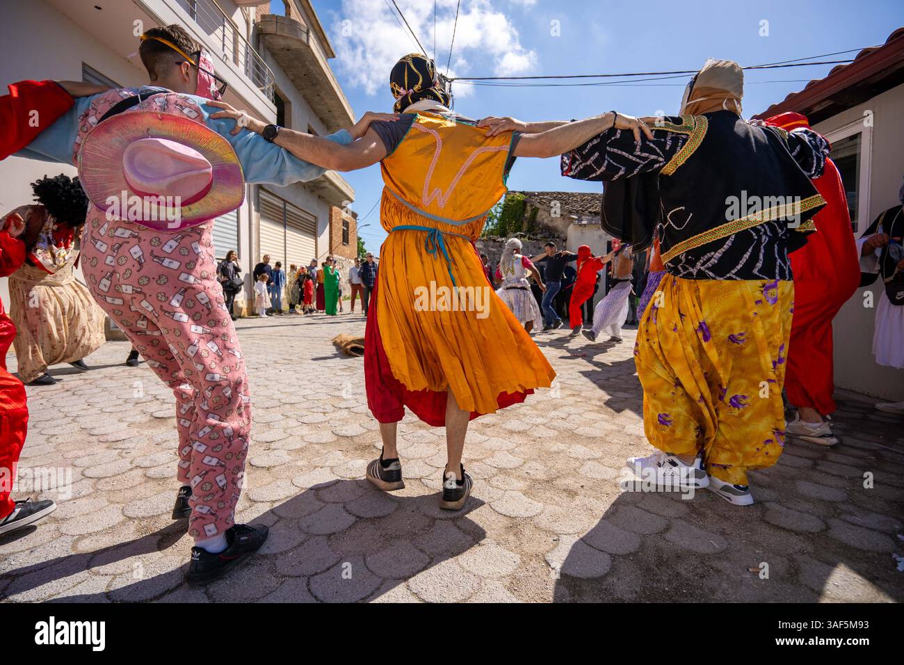 Vlora, Albania - May 5, 2024: Easter festival in the folklore village ...