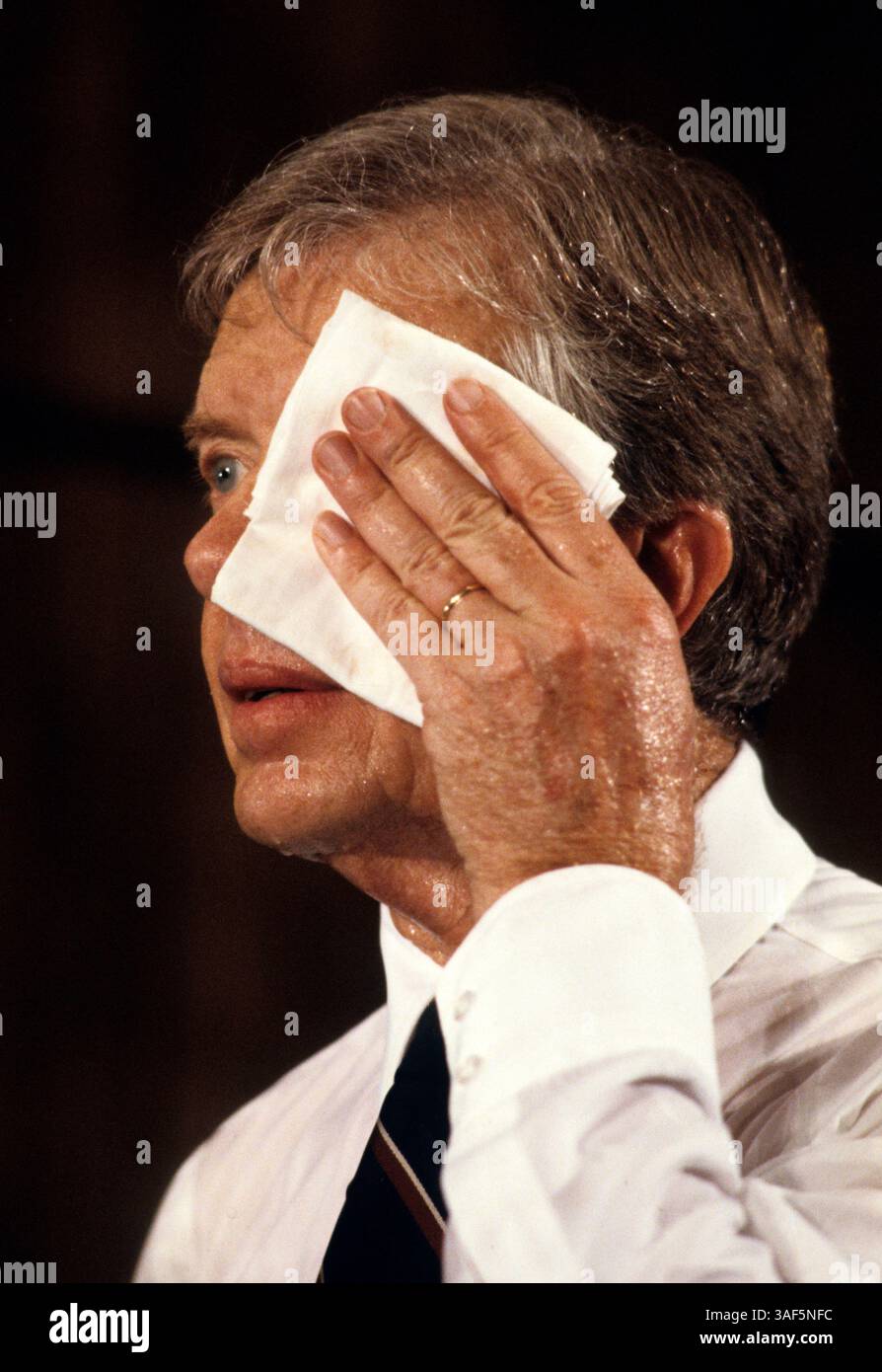 May 15, 1980; Columbus, OH, USA; President JIMMY CARTER in Columbus ...