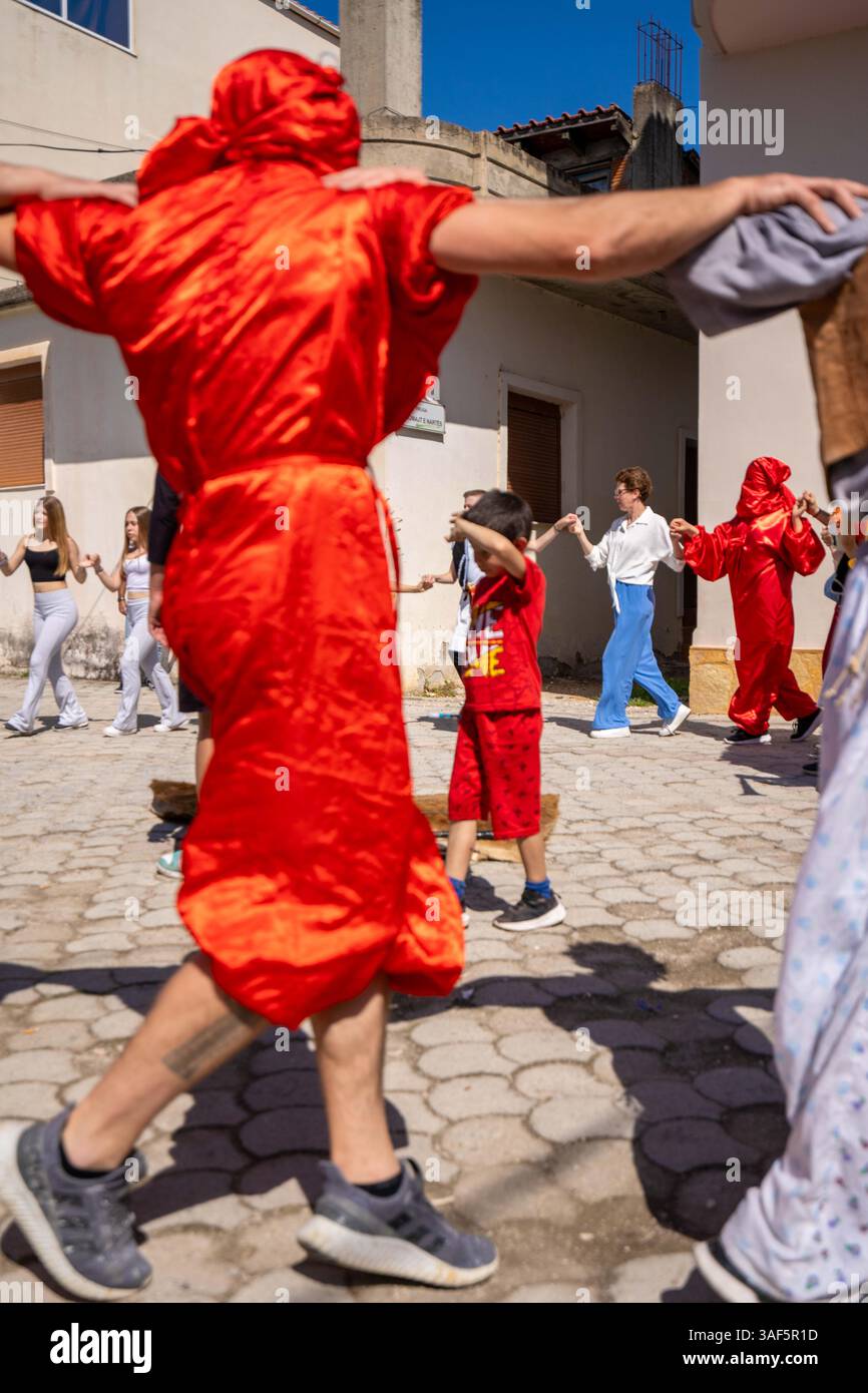 Vlora, Albania - May 5, 2024: Easter festival in the folklore village ...