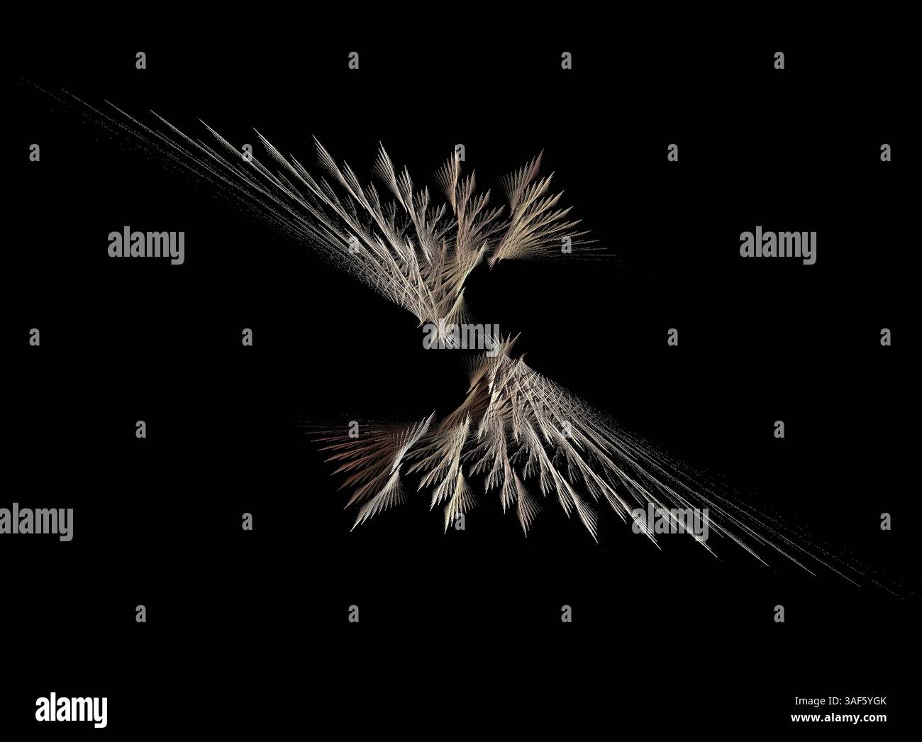 Bird Landing On A Mountain Stock Photo - Alamy