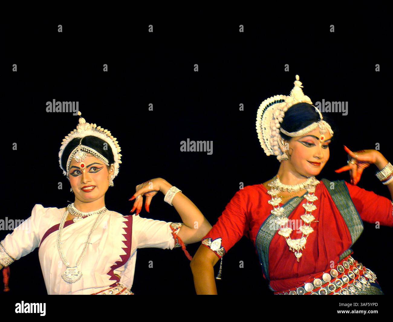 Dec 01, 2004; Konark, India; Indian dancers perform Orissi dance at the ...