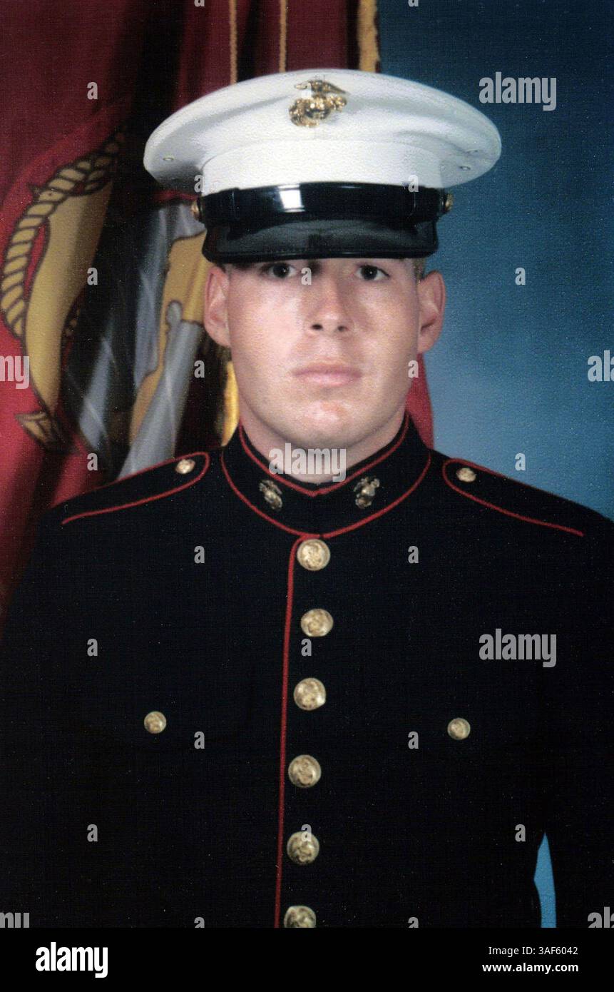Jan 27, 2005; Castroville, TX, USA; U.S. Marine Lance Cpl. DAIN RAIRDAN ...