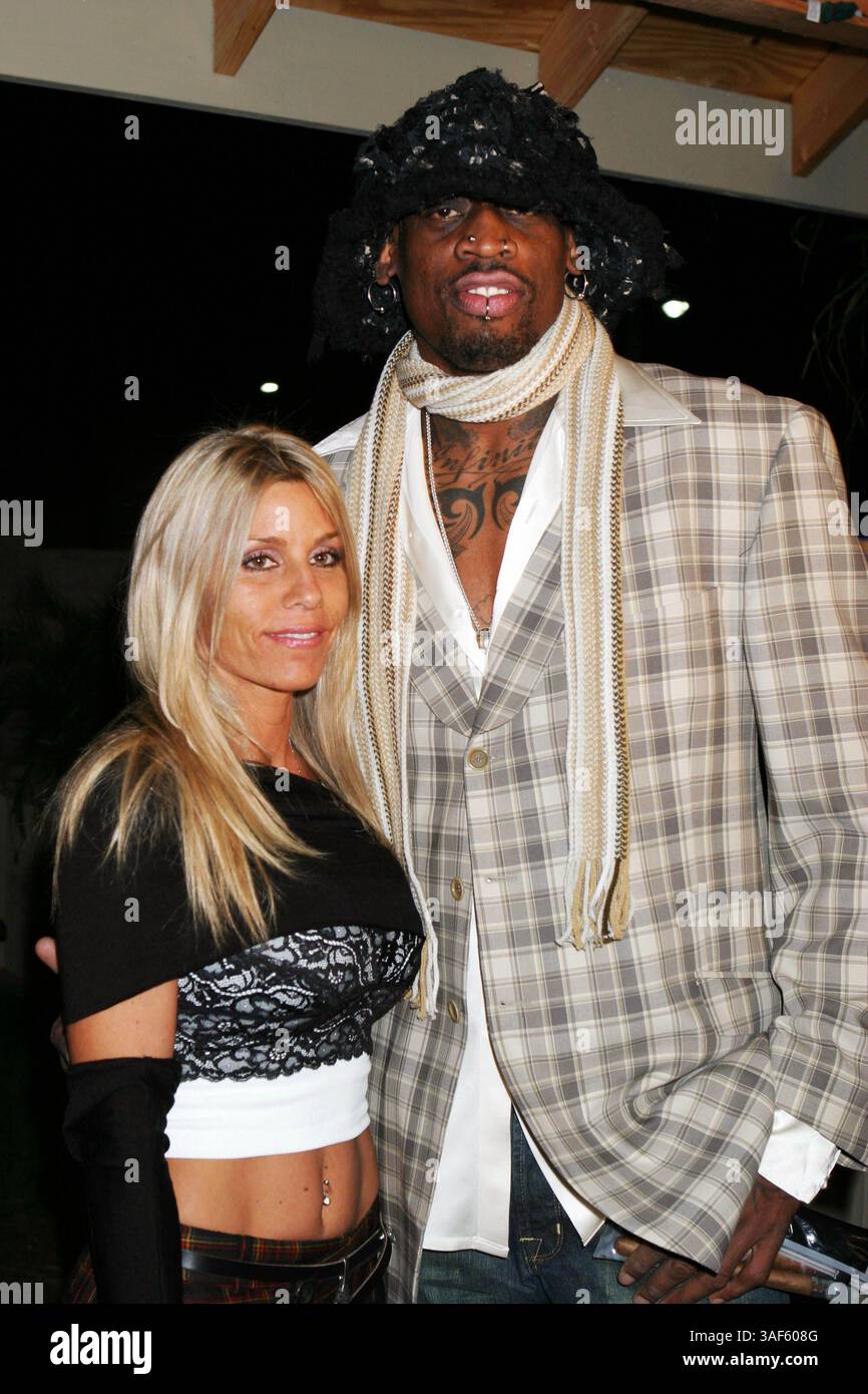 Jan 31, 2005; Newport Beach, CA, USA; Former NBA player DENNIS RODMAN ...