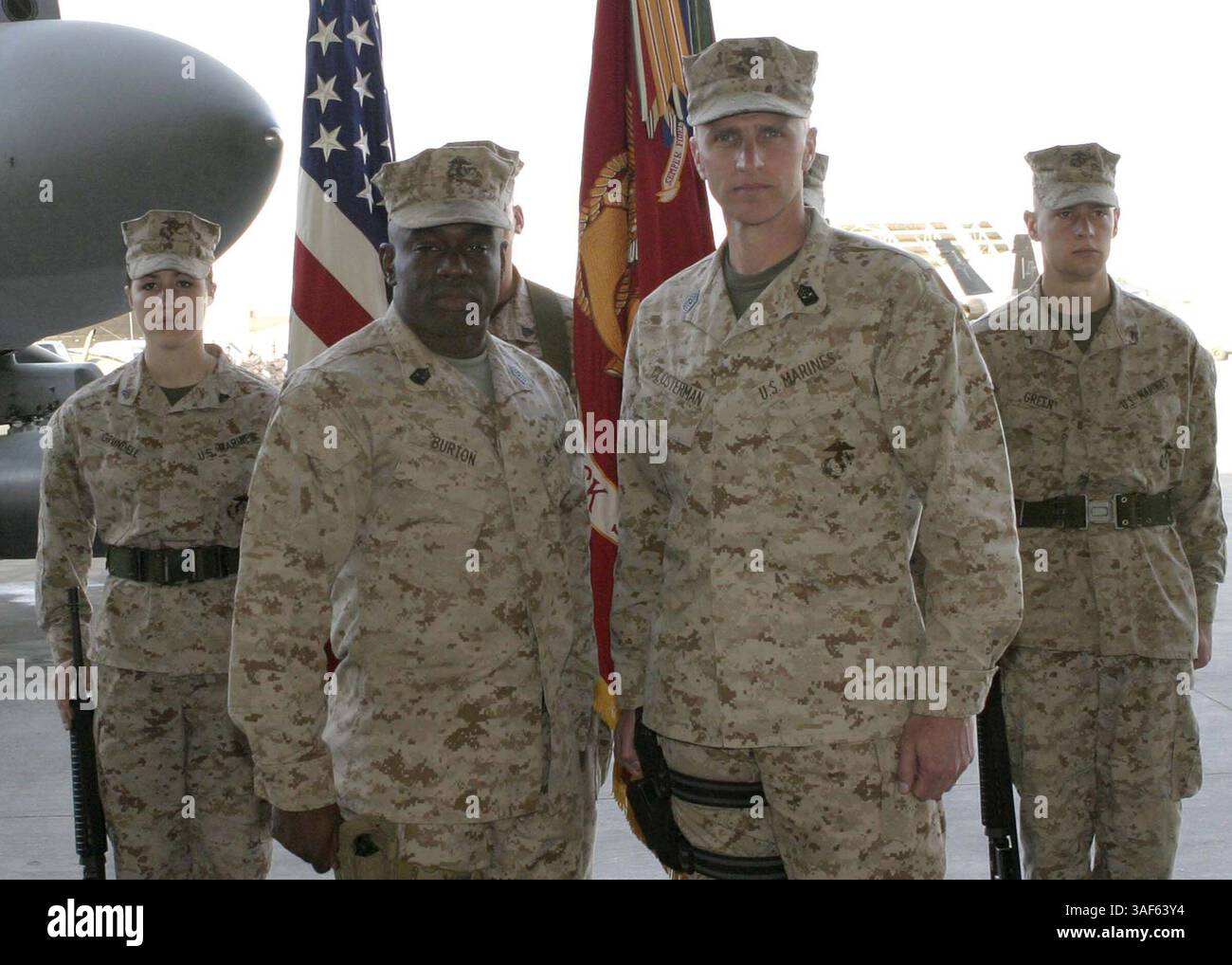 Feb 28, 2005; Al Asad, Iraq; Sergeant Maj. WILLIAM BURTON, sergeant ...