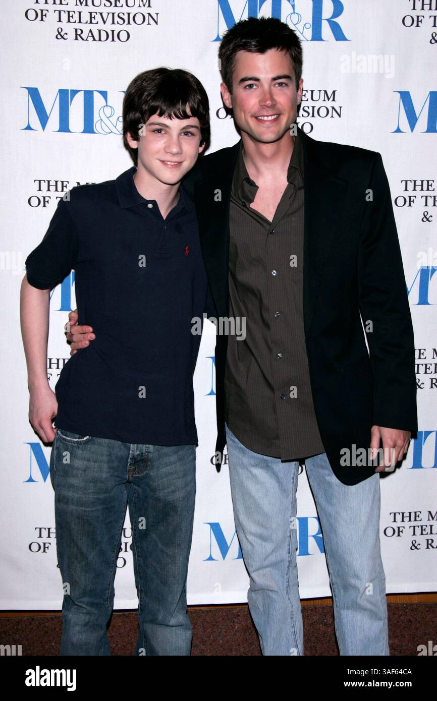 Mar 9, 2005; West Hollywood, California, USA; Actors LOGAN LERMAN & MATT LONG at the 22nd Annual ...