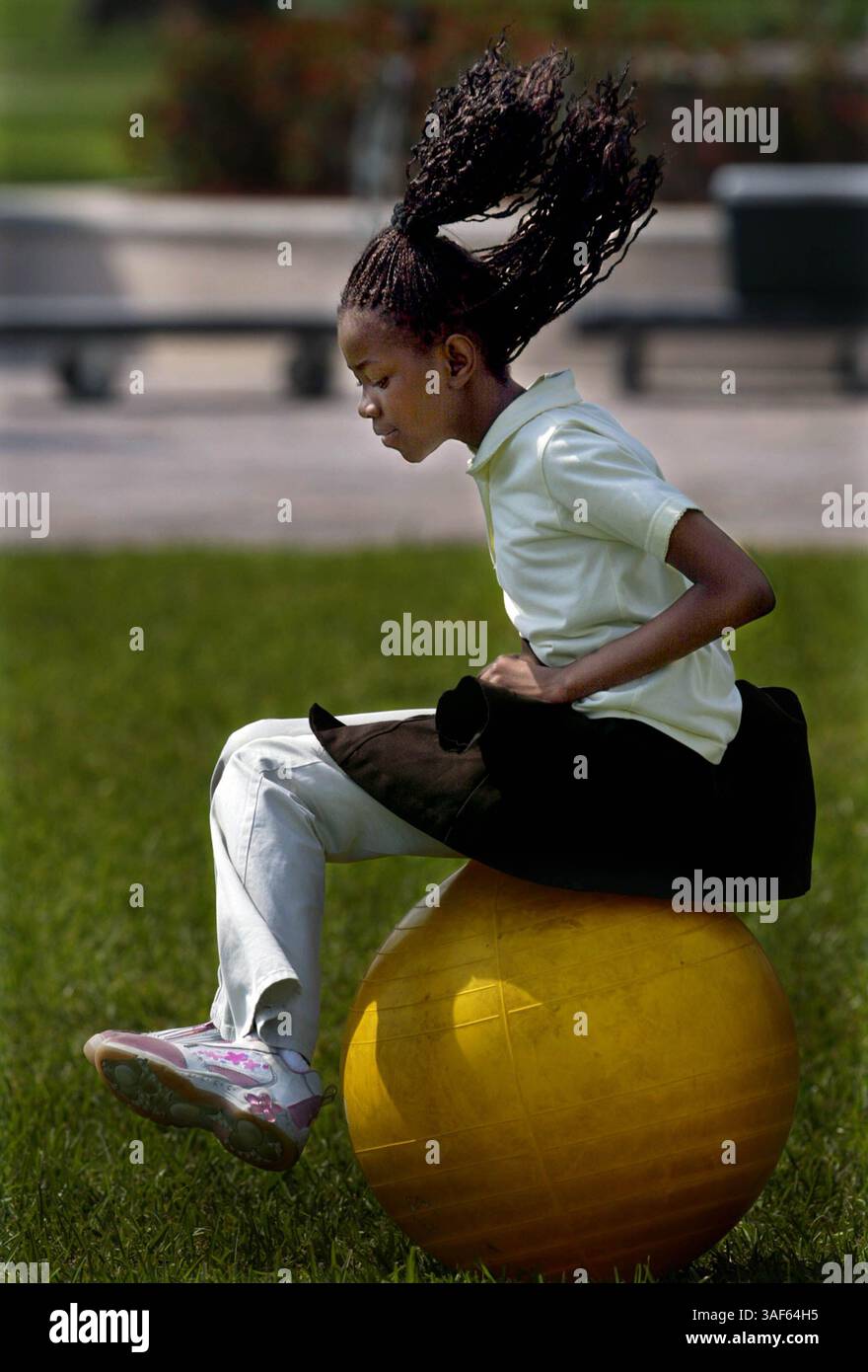 With hair flying behind her, MONIQUE MURRAY bounces her way through the ...