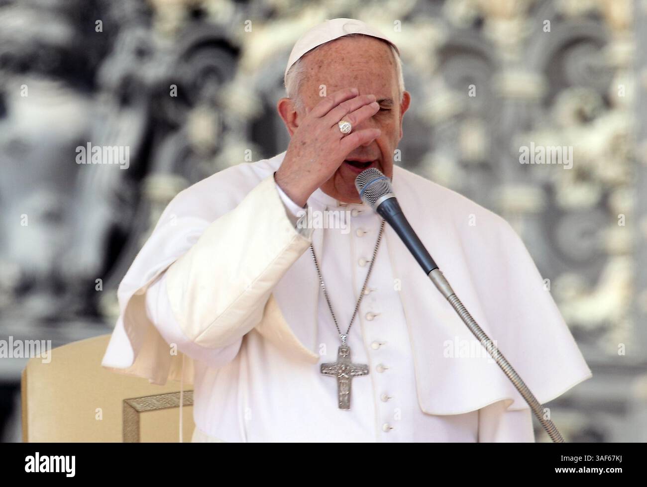 March 18, 2015 - Vatican City State (Holy See) - POPE FRANCIS during ...