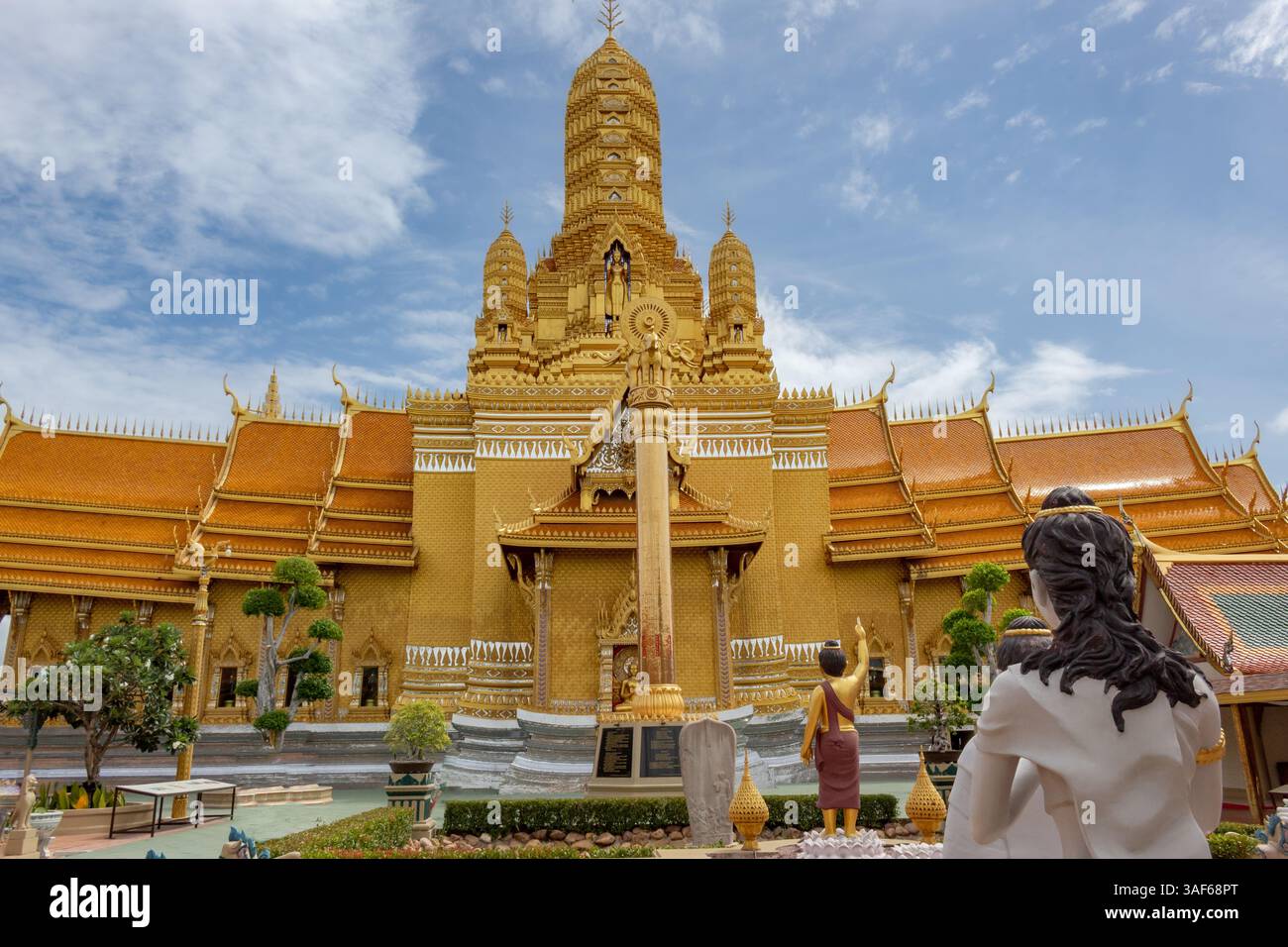 Beautiful golden temple building architecture structure design in the ...