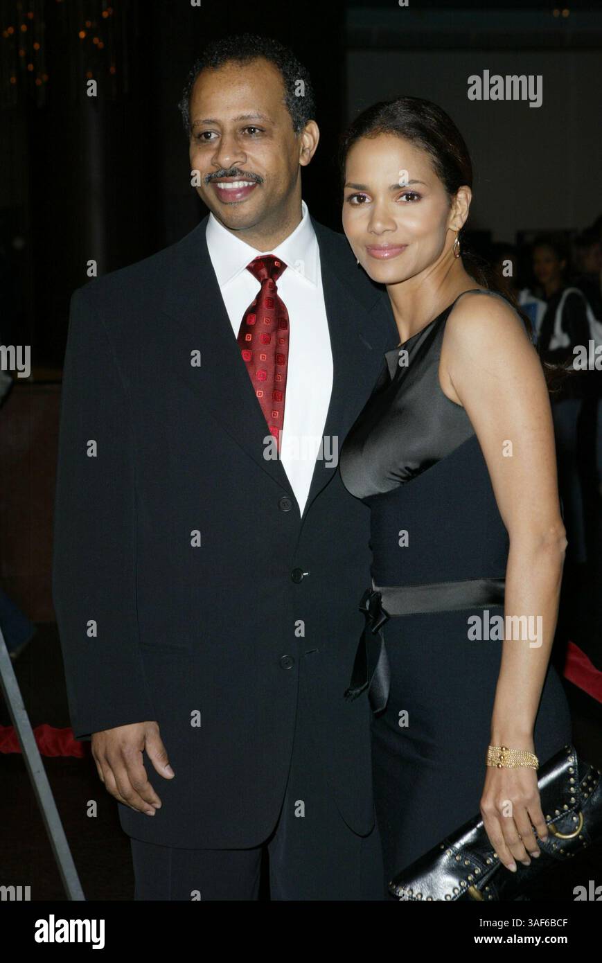 Feb 03, 2005; West Hollywood, CA, USA; HALLE BERRY and RUBEN SANTIAGO ...