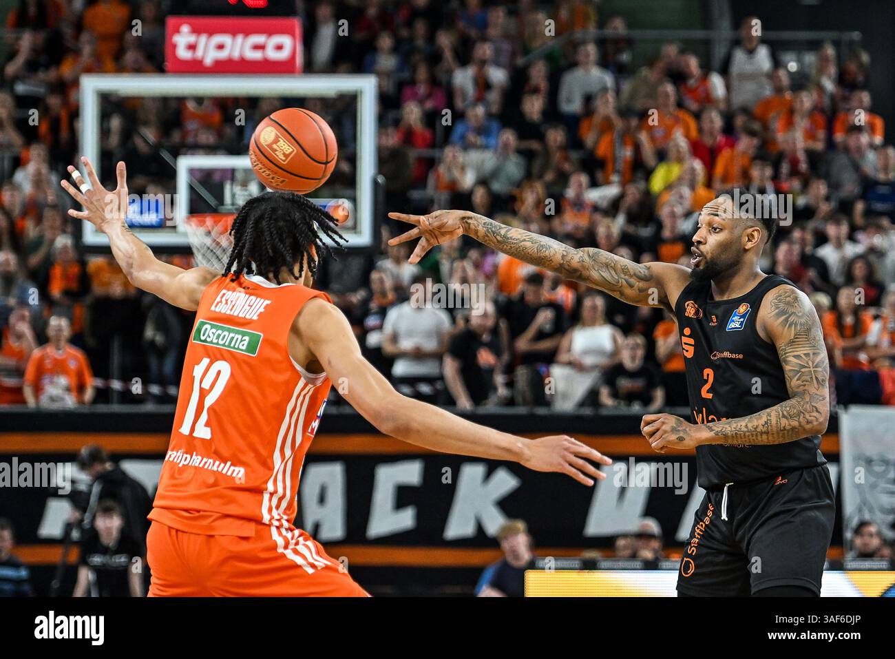 06.04.2025, ratiopharm arena, Neu-Ulm, GER, BBL, ratiopharm Ulm vs ...