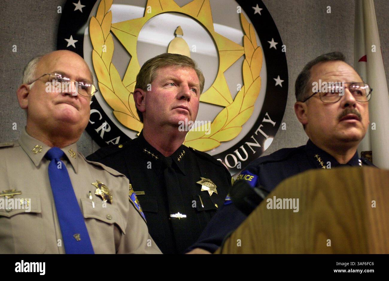 Pictured left to right are California Highway Patrol Commissioner ...