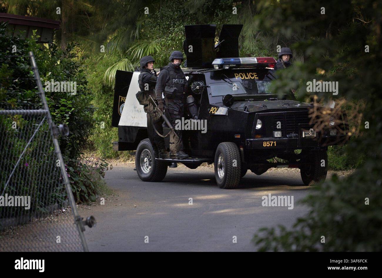 Members of the Sacramento, Ca. Police Department SWAT Team ride a ...