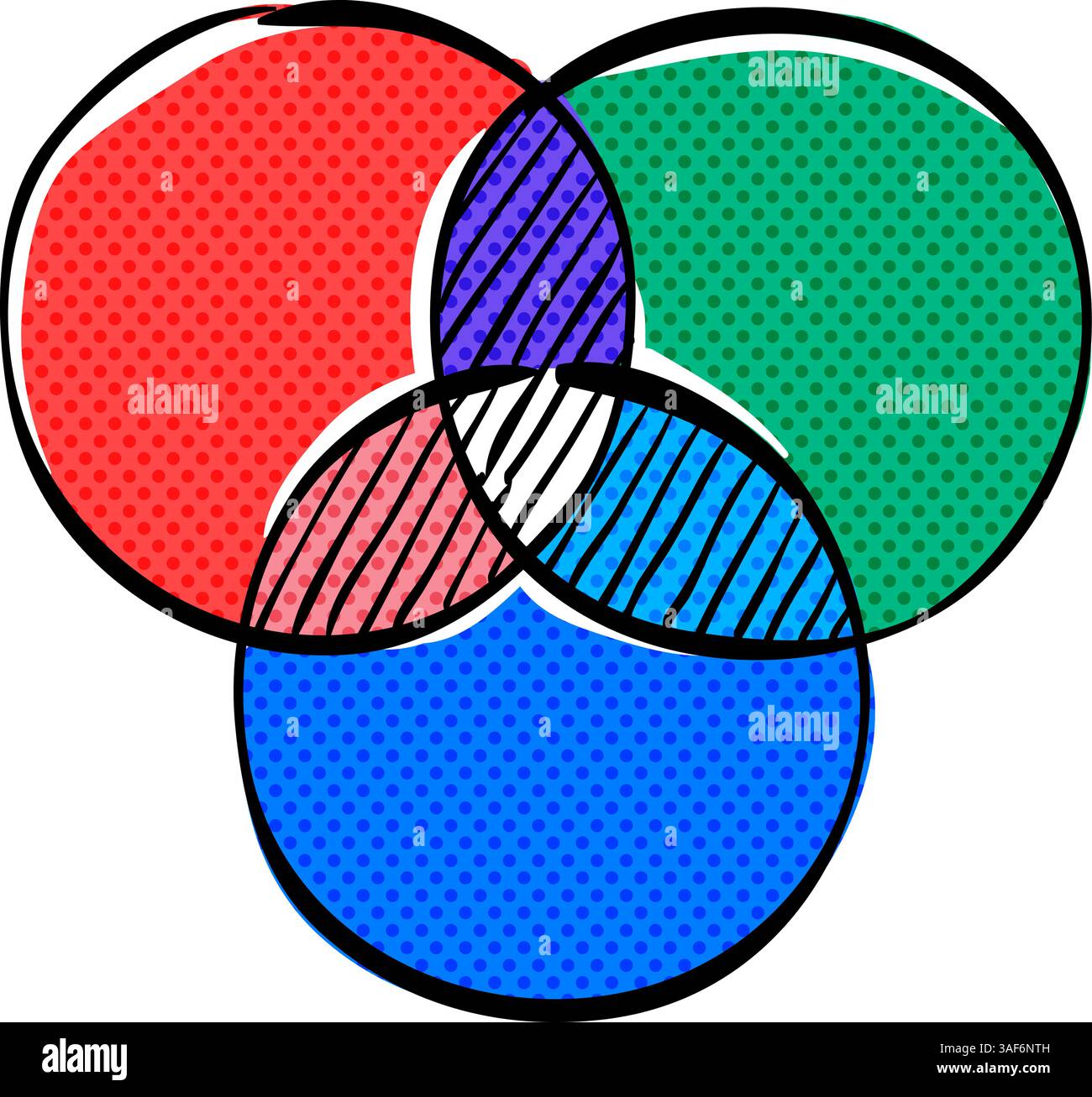 Color wheels halftone icon hand drawn color vector illustration Stock ...