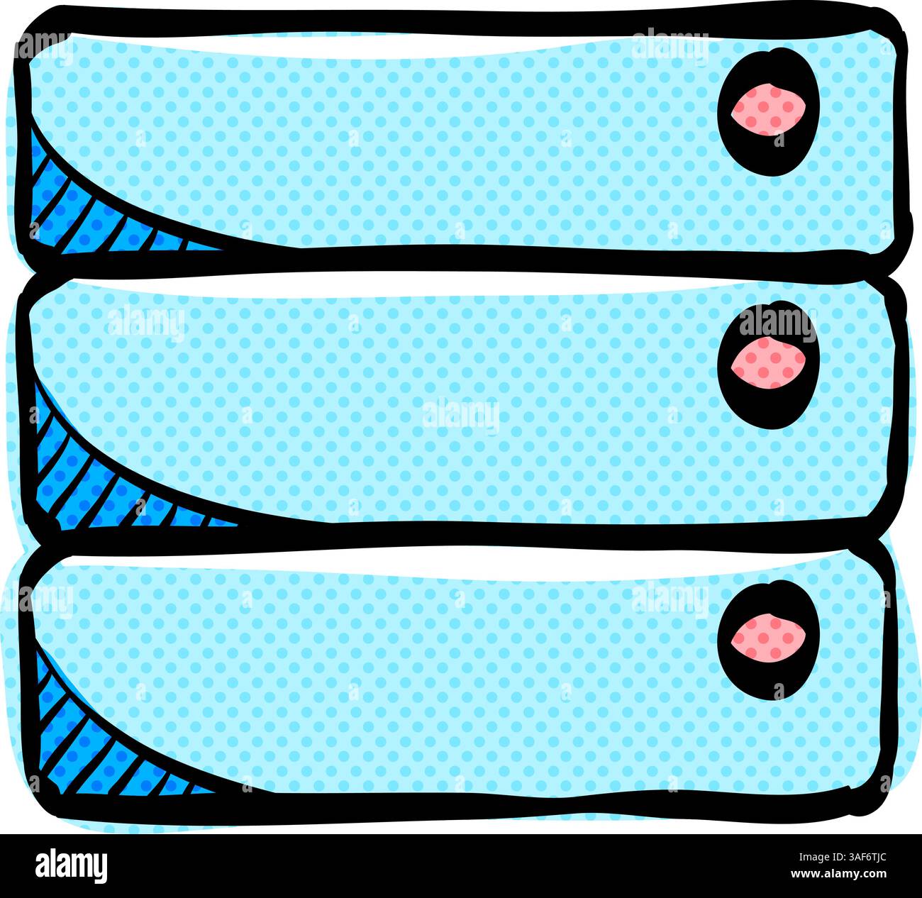 Database halftone icon hand drawn color vector illustration Stock ...