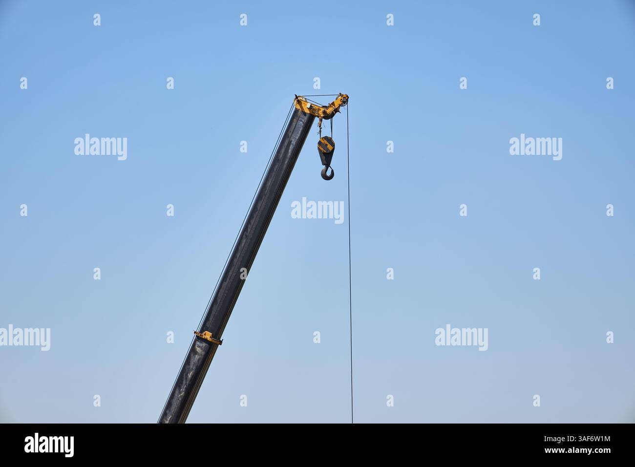 crane boom, machine used to move materials system of a boom, hoist ...